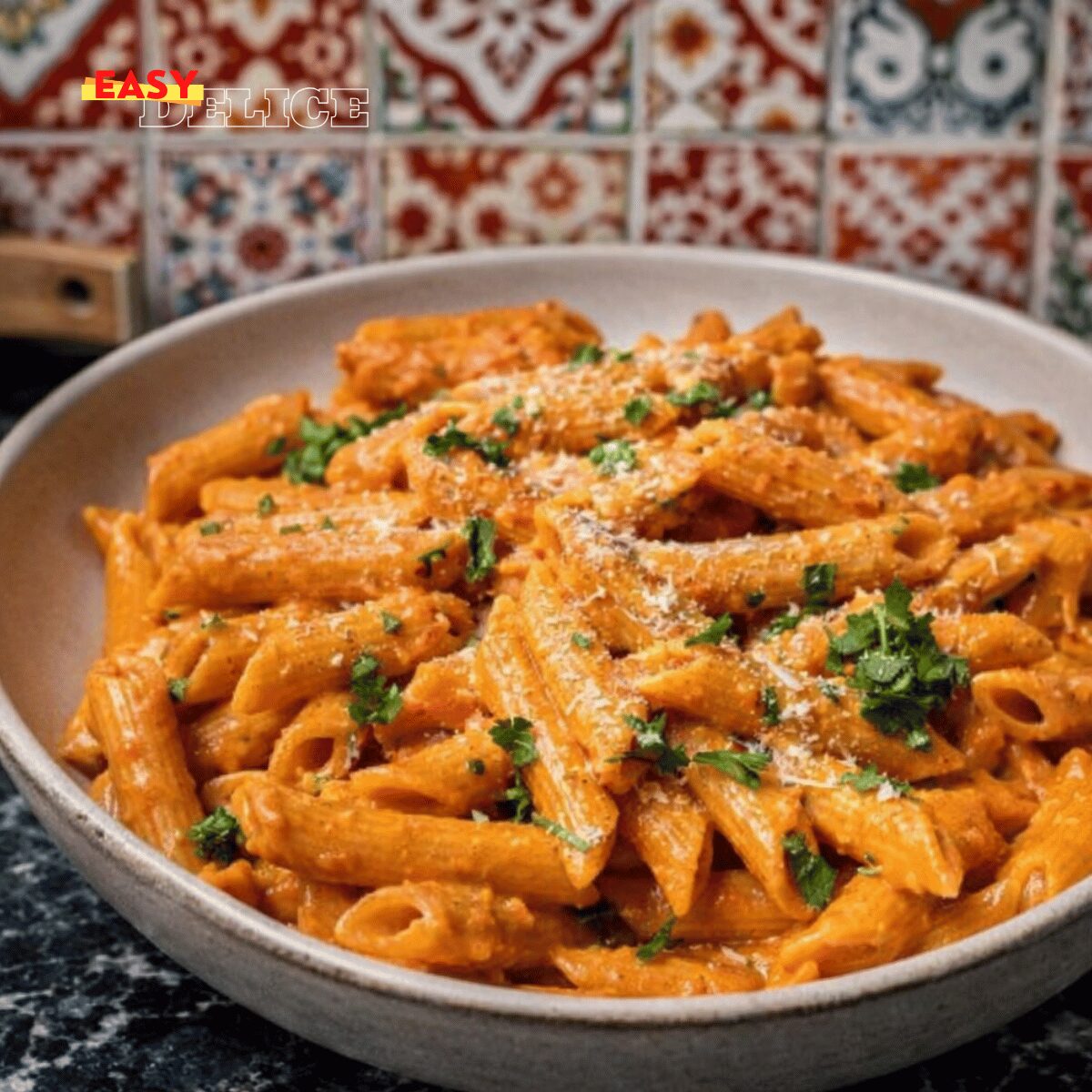 Penne à la Sauce Tomate Crémeuse (Ultra Onctueuse) de EasyDélice: Votre ...